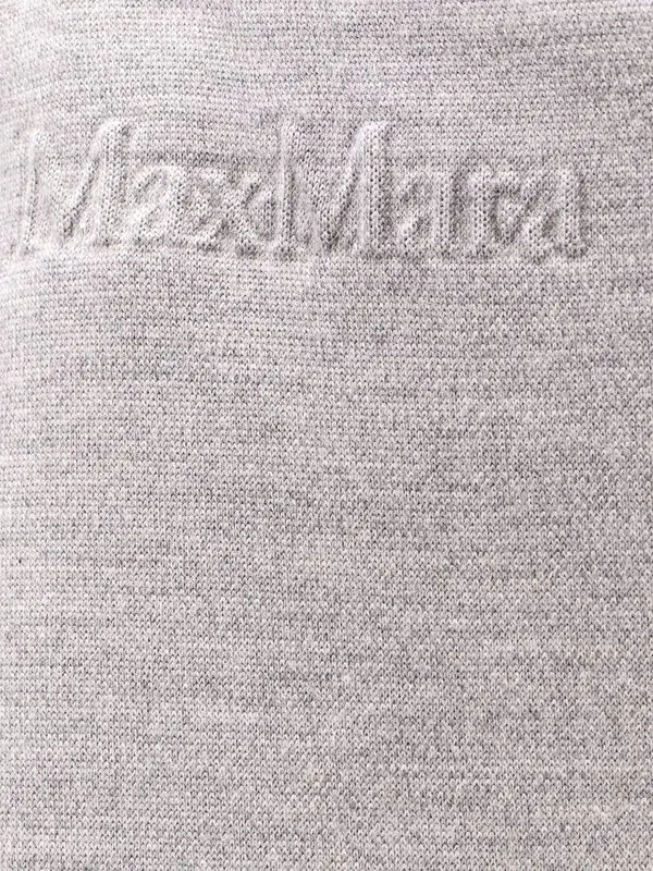Max Mara Wool And Cotton Trousers - Grey