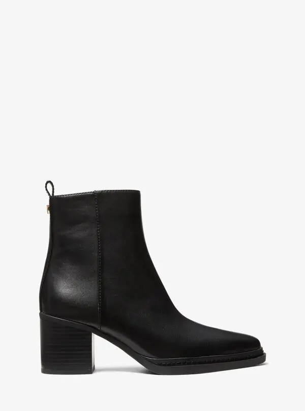 Michael Kors Lex Leather Boot - Black