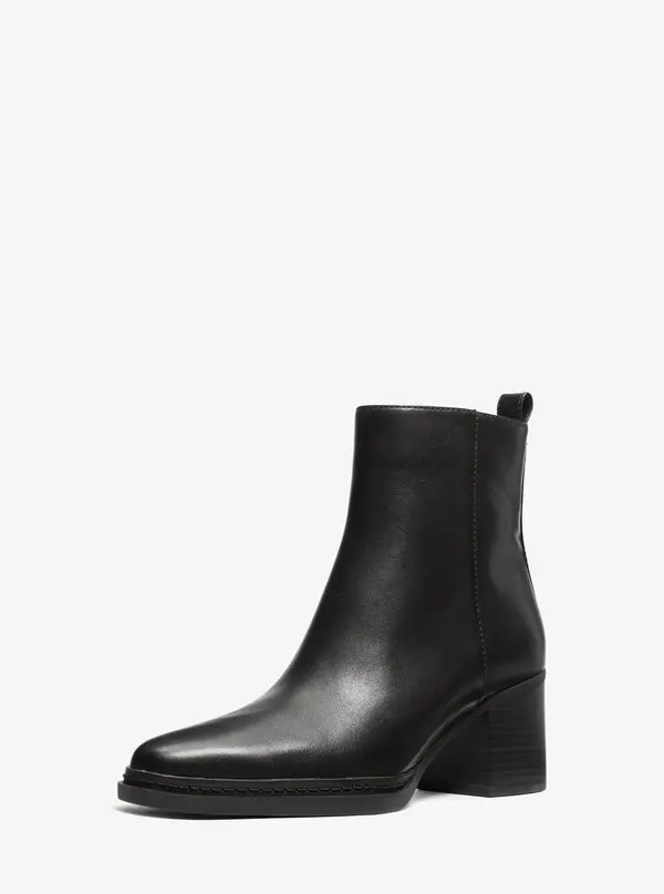 Michael Kors Lex Leather Boot - Black