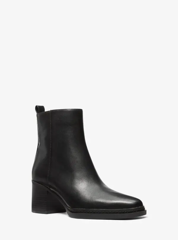 Michael Kors Lex Leather Boot - Black