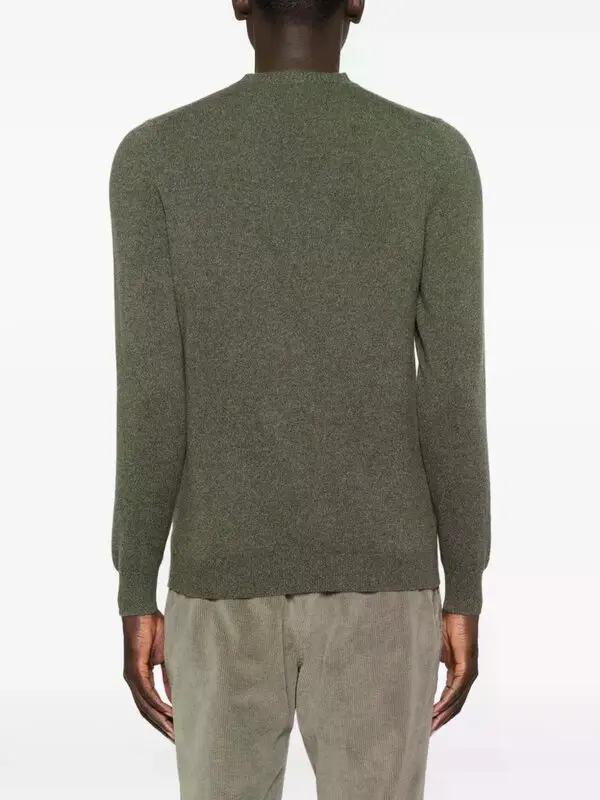 Fedeli Round-neck Sweater - Green
