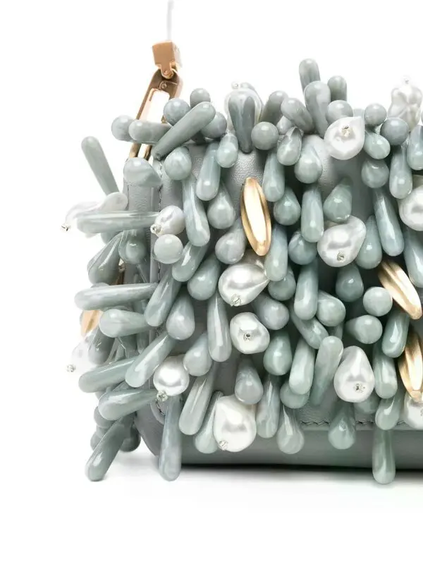 Cult Gaia Perla Embellished Shoulder Bag