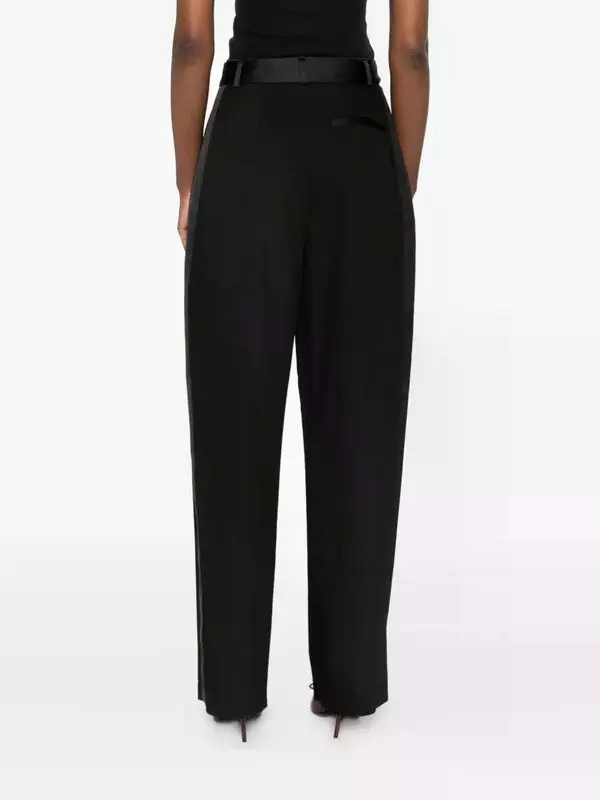 Imperial Tie-belt Pleated Trousers
