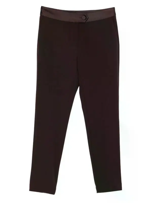 Imperial Button-fastening Cotton Trousers