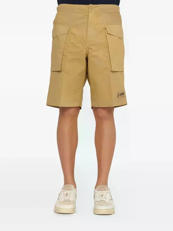 Aspesi Lou Bis Cargo Shorts - Neutrals
