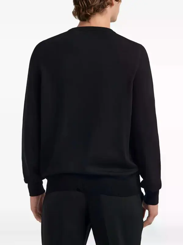 Roberto Cavalli Logo Wool Sweater