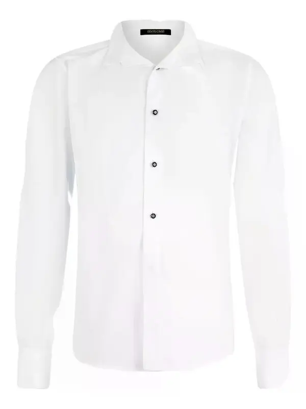 Roberto Cavalli Pleated-front Button Shirt