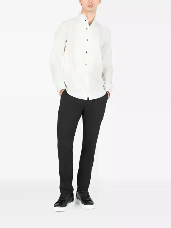 Roberto Cavalli Pleated-front Button Shirt
