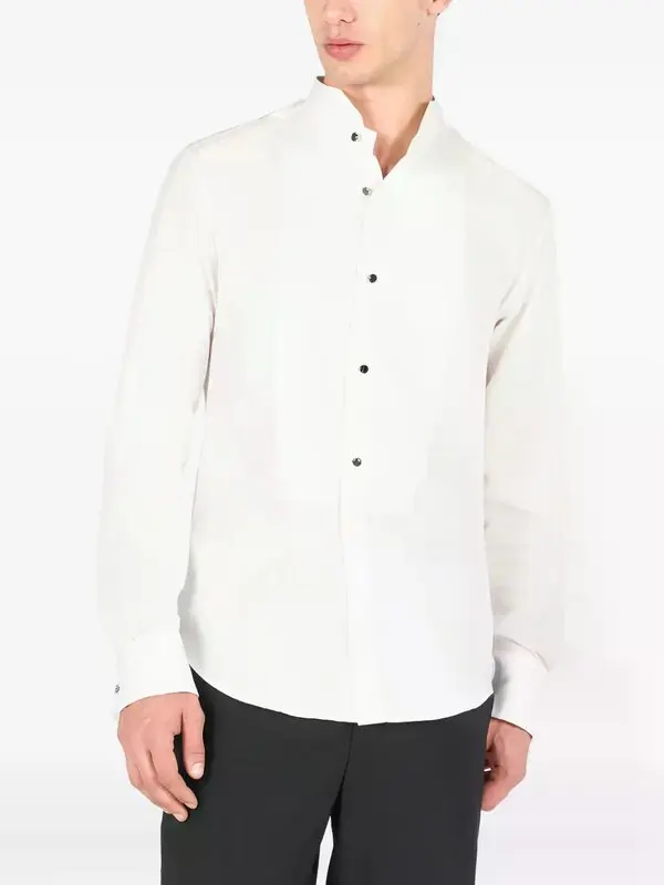Roberto Cavalli Pleated-front Button Shirt