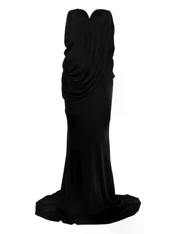 Giuseppe Di Morabito Draped Strapless Gown