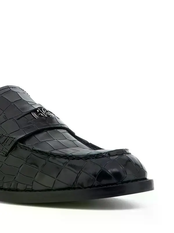 Roberto Cavalli Crocodile-embossed Loafers