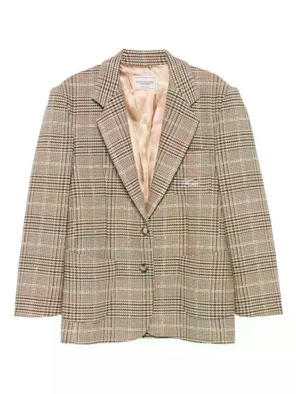 FORTE DEI MARMI COUTURE Houndstooth-check Blazer