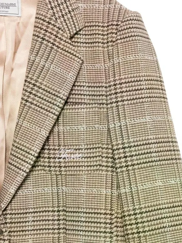 FORTE DEI MARMI COUTURE Houndstooth-check Blazer
