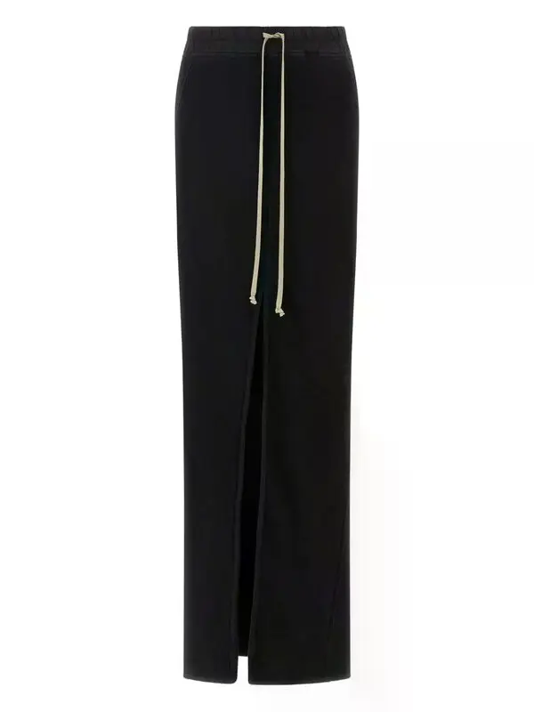 Rick Owens Pillar Fleece Skirt - Black