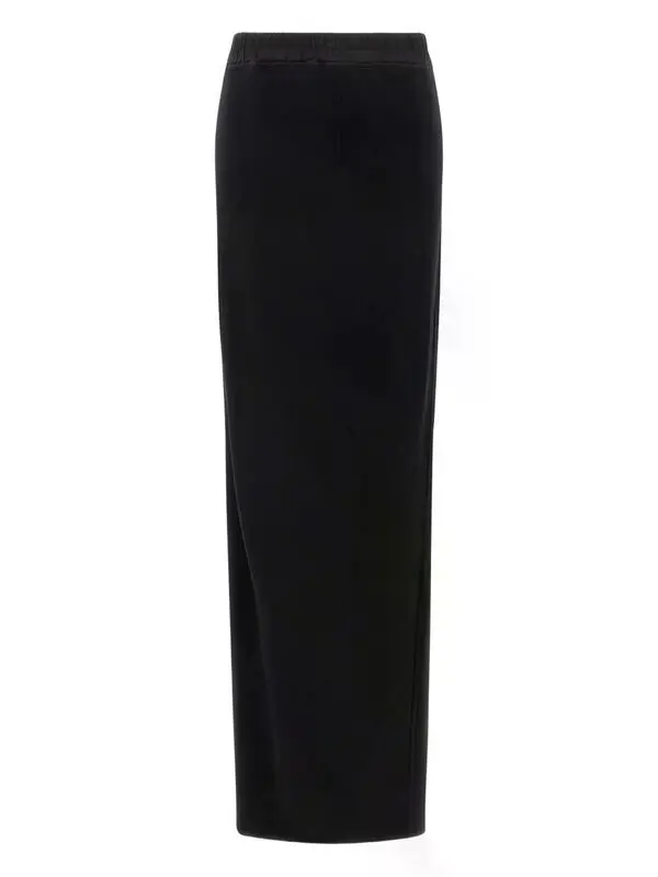 Rick Owens Pillar Fleece Skirt - Black