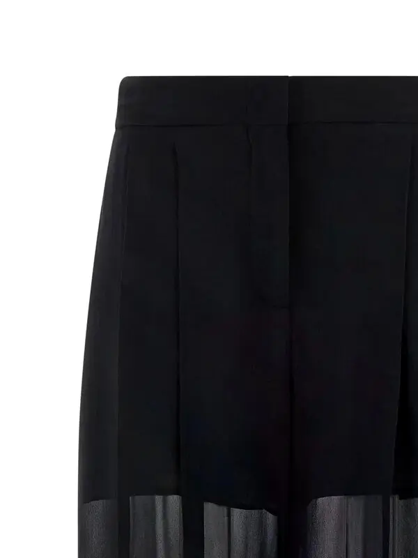 Alberta Ferretti Pleated-front Palazzo Trousers
