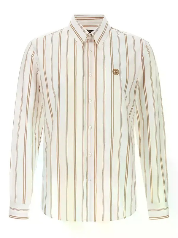 Roberto Cavalli Striped-pattern Buttoned Shirt