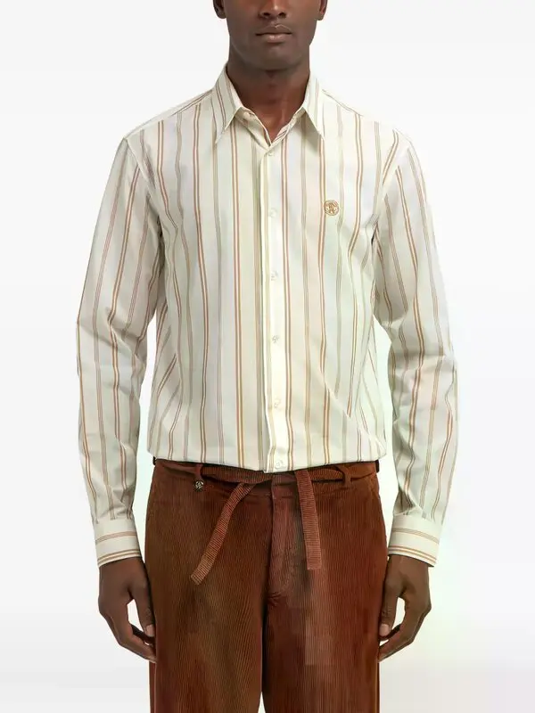 Roberto Cavalli Striped-pattern Buttoned Shirt