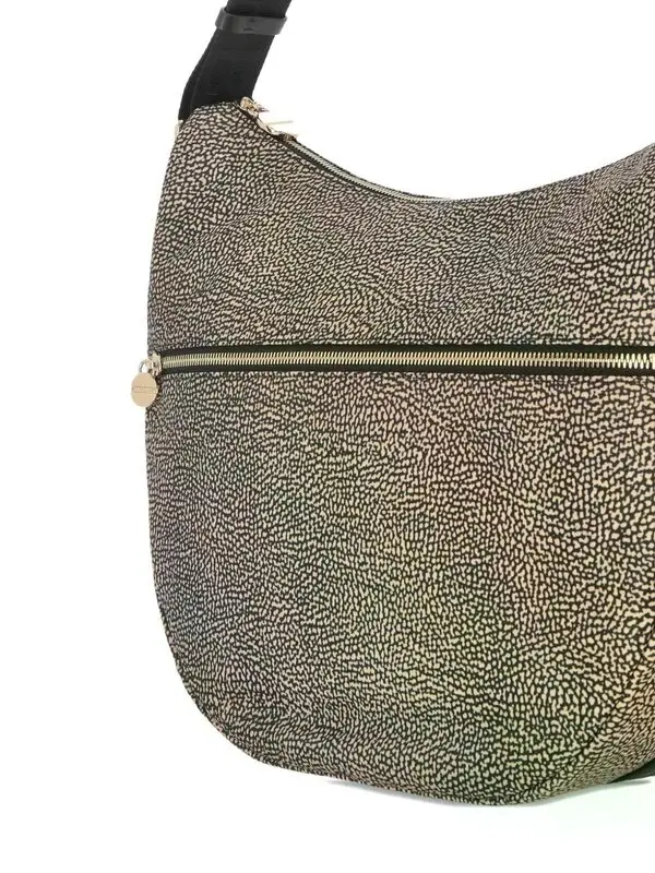 Borbonese Leather Shoulder Bag - Brown