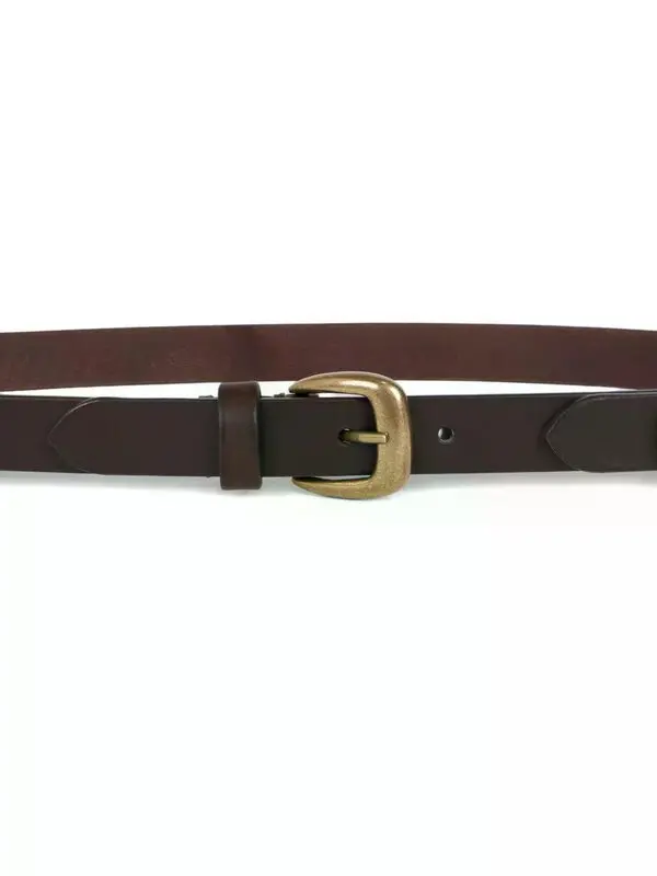 Etro Triple-buckle Leather Belt