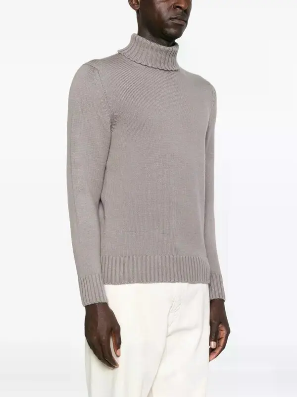 DRUMOHR Turtleneck Sweater - Grey