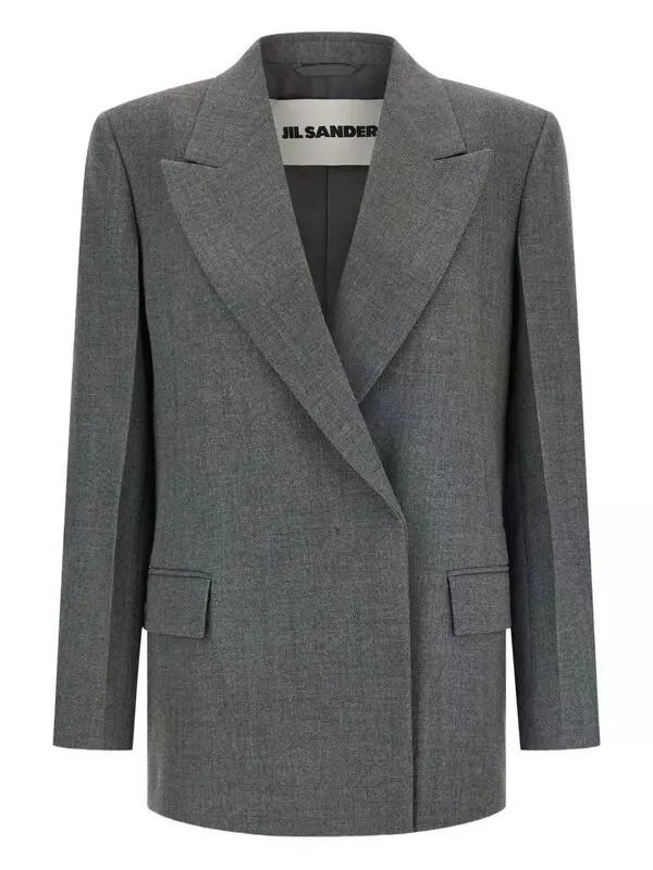 JIL SANDER Flap-pocket Blazer - Grey