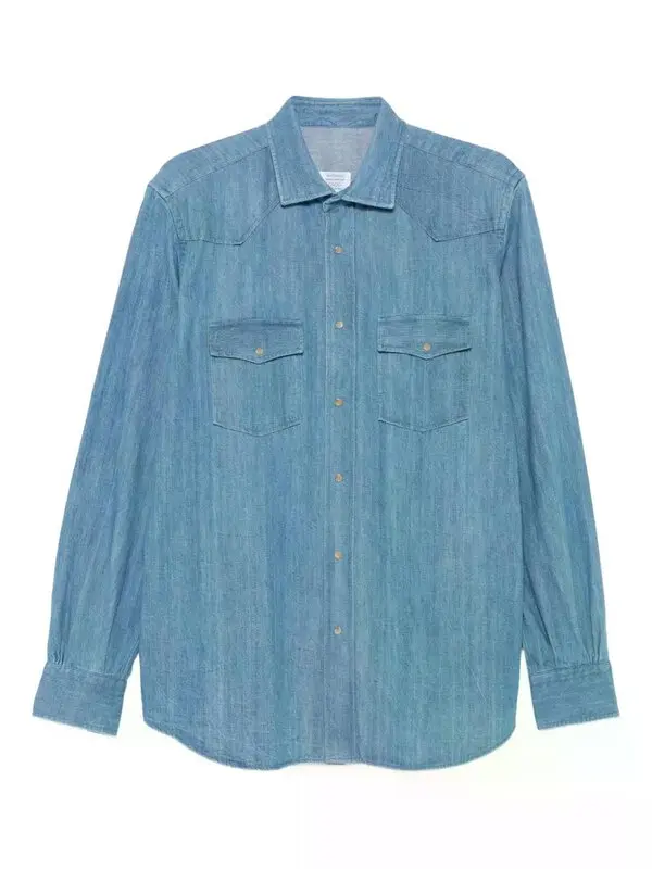 MAZZARELLI Double-pocket Denim Shirt