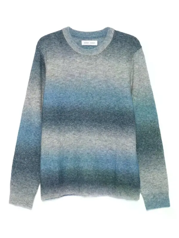 SAMSOE SAMSOE Ombre Crew-neck Sweater