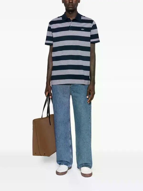 Paul & Shark Striped Polo Shirt