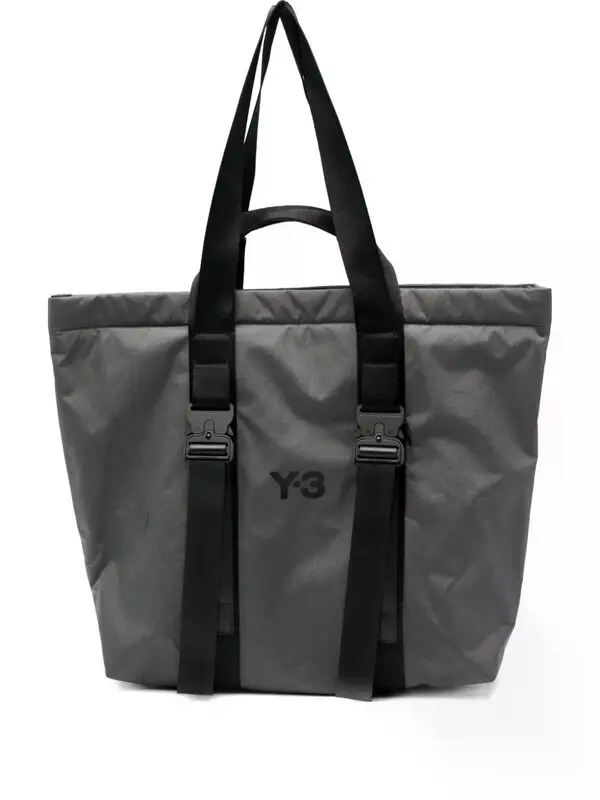 Y3 Logo Tote Bag - Grey