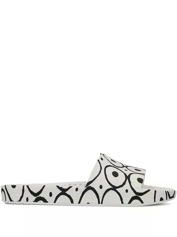 Melissa X Corso Bubbles-print Slides - White