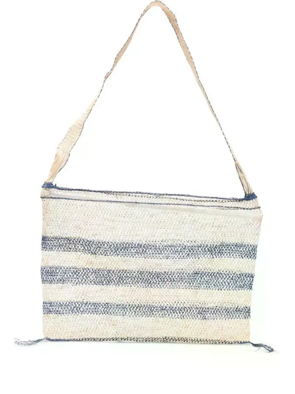 SLO_HAND_MADE Striped Tote Bag