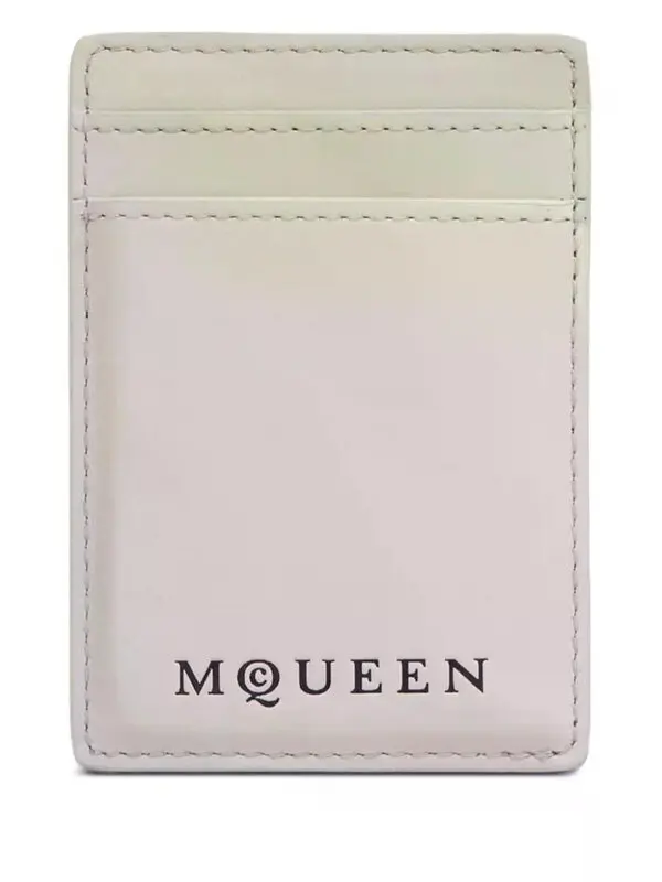 Alexander McQueen Logo-detail Leather Cardholders - White