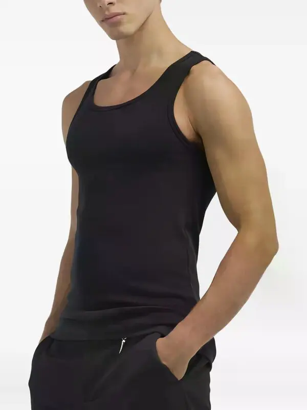 Roberto Cavalli Ribbed Cotton Tank Top