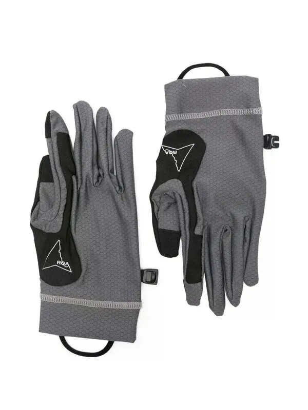 ROA Honeycomb-pattern Gloves - Grey
