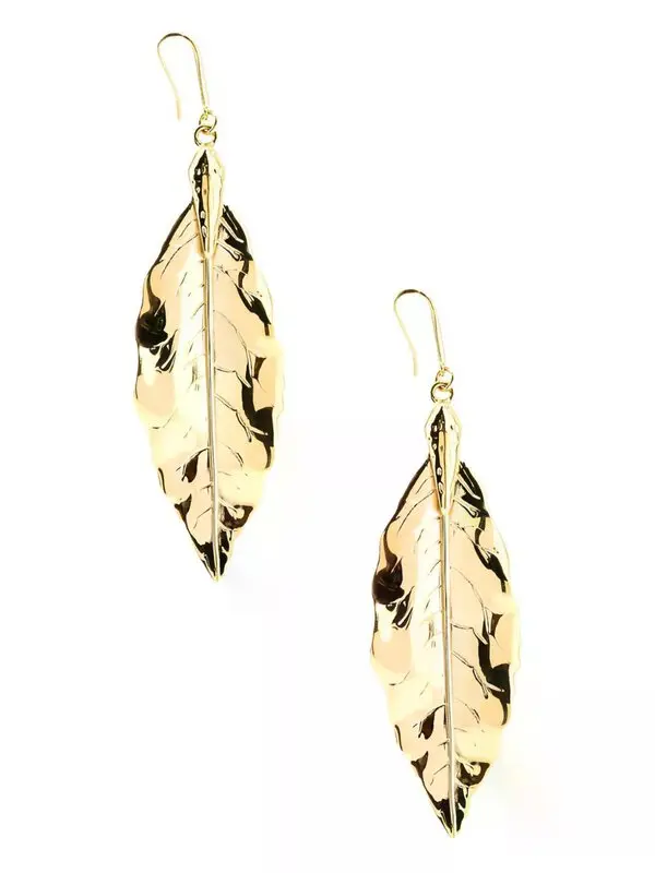 Roberto Cavalli Leaf-shaped Earrings
