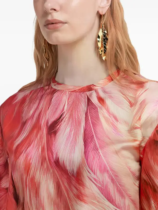 Roberto Cavalli Leaf-shaped Earrings