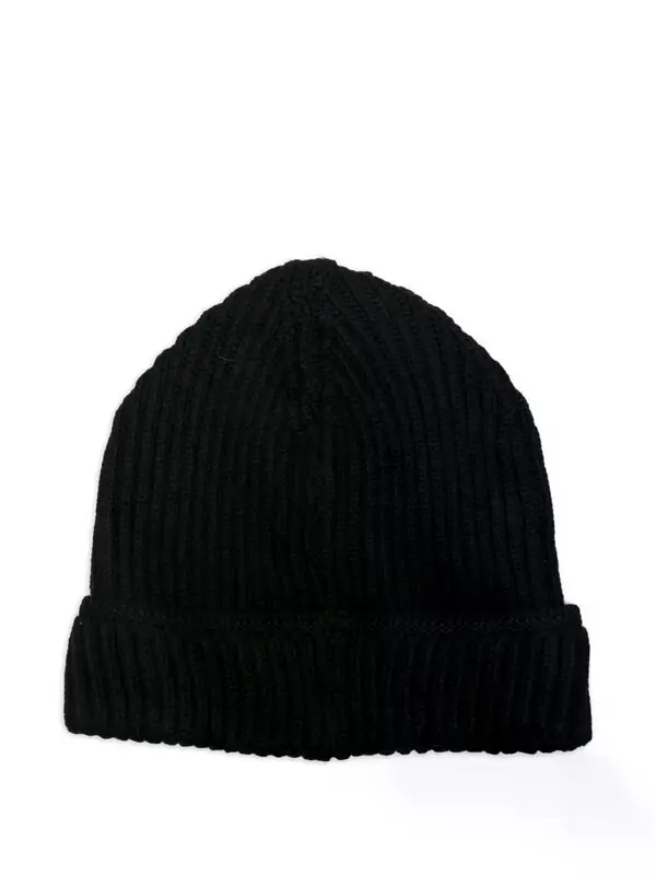 Premiata Ribbed-knit Beanie - Black