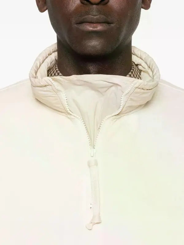 C.P. COMPANY Quilted Panel Half-zip Sweatshirt