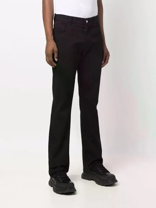 BILLIONAIRE Regular-fit Jeans With Contrast Trim - Black