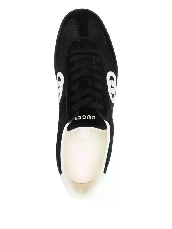 Gucci Monogram Lace-up Sneakers