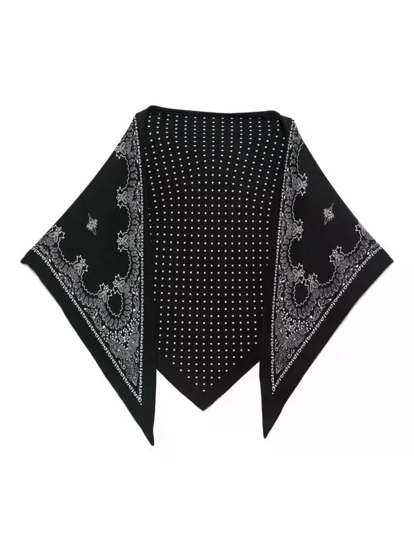 Destin Judy Triangular Scarf - Black