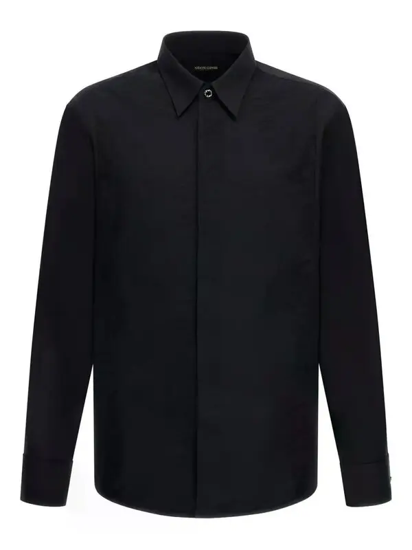 Roberto Cavalli Zebra-print Buttoned Shirt