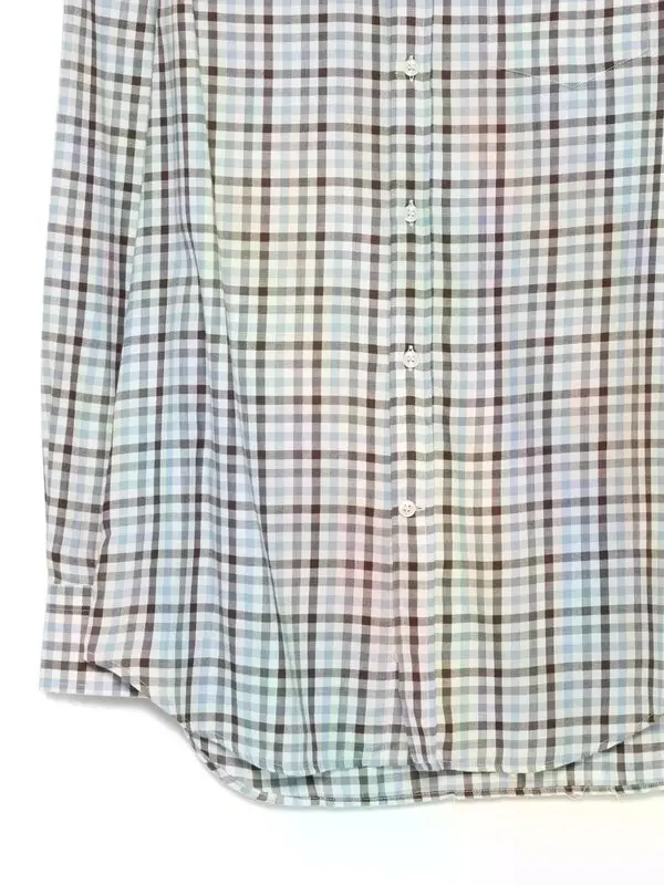 Paul & Shark Checked Cotton Shirt - Grey