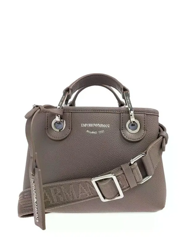 Emporio Armani Logo-plaque Top-handle Tote Bag
