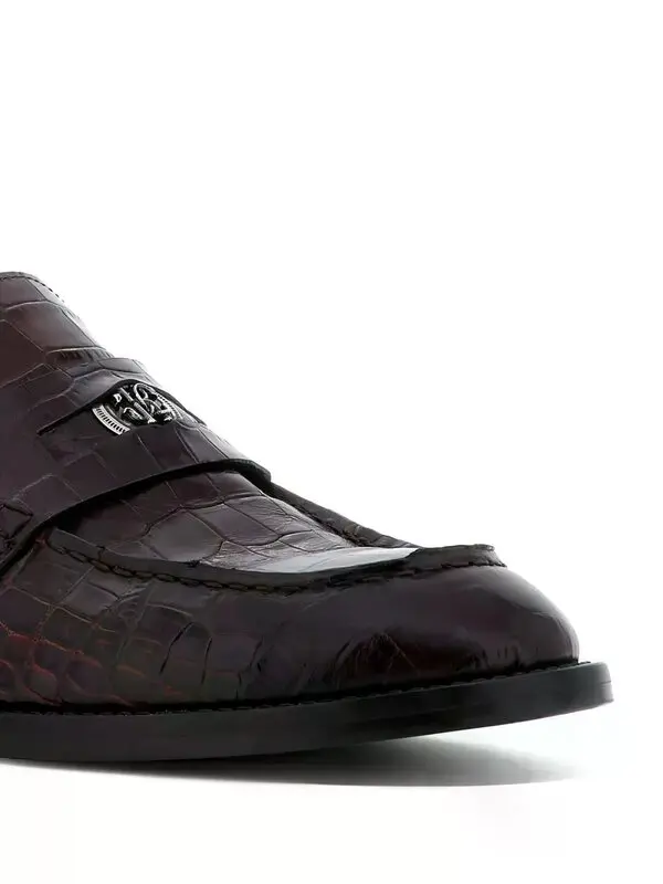 Roberto Cavalli Crocodile-embossed Loafers