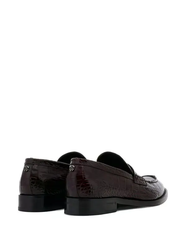 Roberto Cavalli Crocodile-embossed Loafers