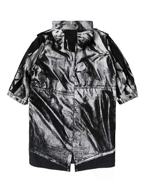 JEAN PAUL GAULTIER Trompe L'oeil Print Parka