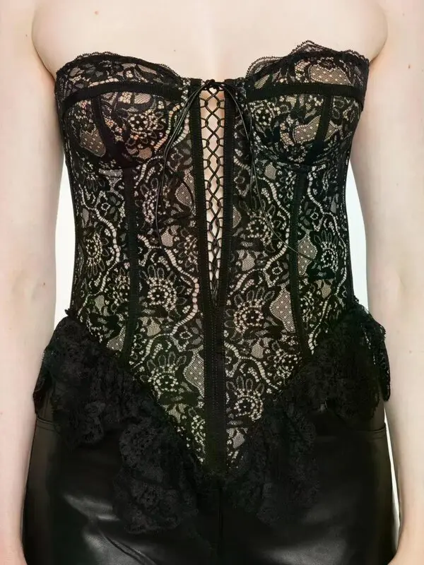 Giuseppe Di Morabito Sweetheart-neckline Corset Top