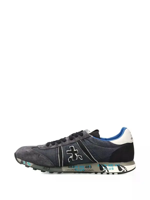Premiata Lucy 7770 Suede-paneled Sneakers